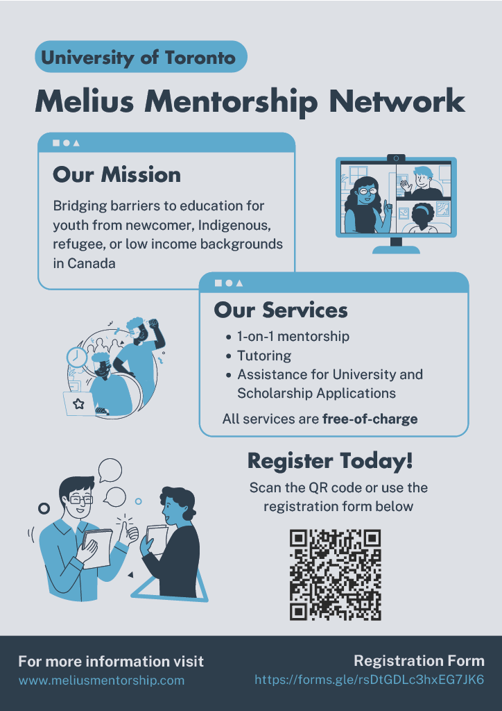How can the University of Toronto’s Melius Mentorship Network help me? | NewYouth